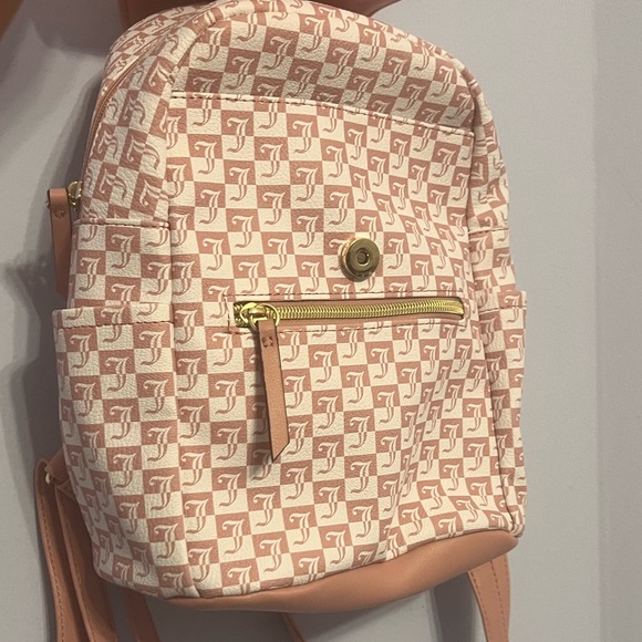 Juicy Couture | Bags | Juicy Couture Pink White Backpack | Poshmark